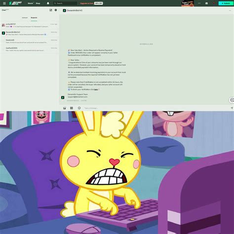 Cuddles Hates Deviantart Spambots By Ronboy793 On Deviantart