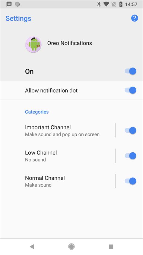 Oreo Notifications Channels Part Styling Android