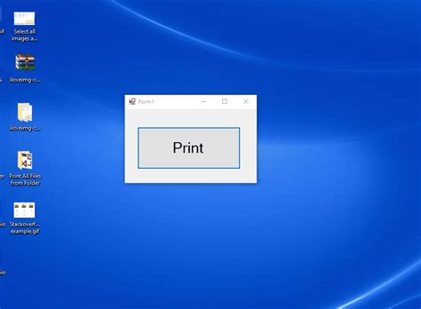 C Display One Print Dialog Box To Print Multiple Files In Directory Or Send All Files To