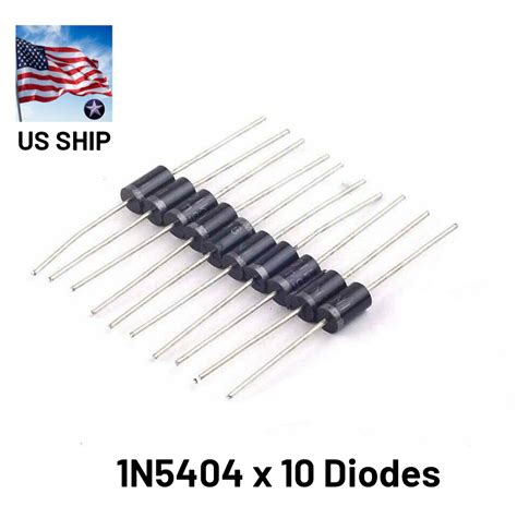 1n5404 In5404 10 Pcs 3a 400v Rectifier Diode Usa Ship Ebay