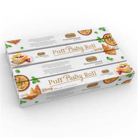 Designs Puff Pastry Roll Packaging Product Packaging Contest
