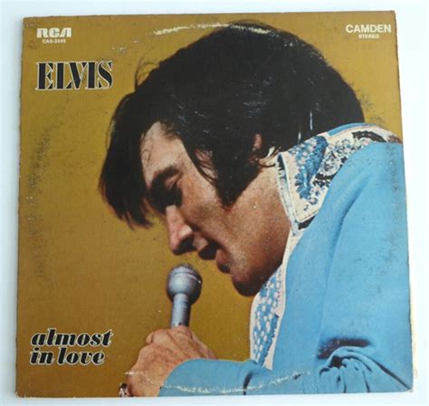 1970 Elvis Presley Almost In Love Rca Camden Lp Vinyl Record Cas 2440