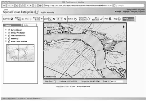 Predicted Flood Maps Available On Line Download Scientific Diagram