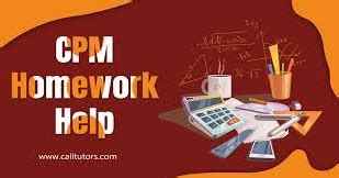 CPM Homework Help