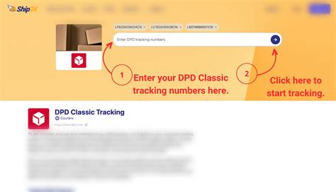 Dpd Classic Tracking Package Tracking Tool