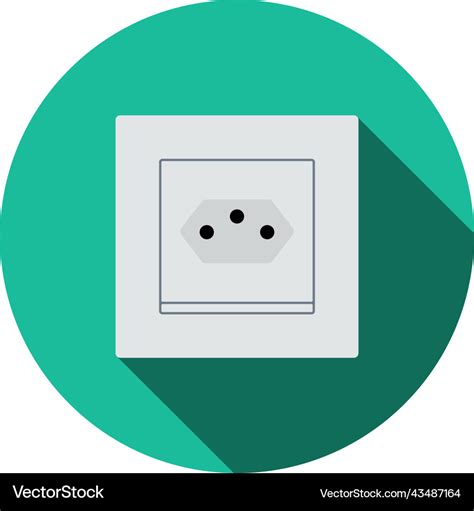 Swiss Electrical Socket Icon Royalty Free Vector Image