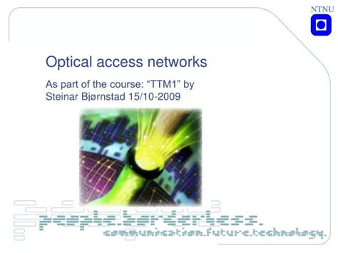 PPT Optical Access Networks PowerPoint Presentation Free Download ID 247917