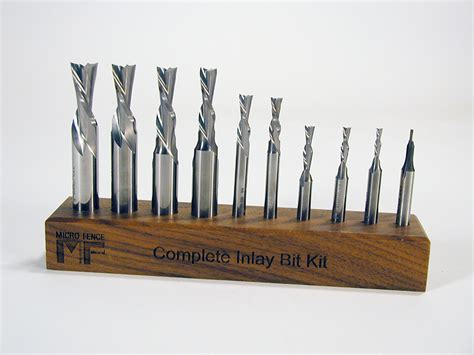 Inlay Bits Complete Kit Includes Storage Block Microfence