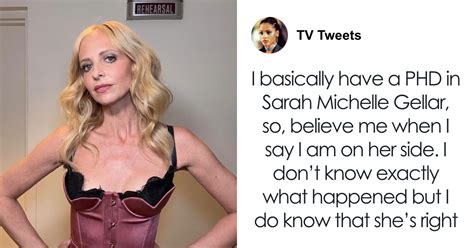 Sarah Michelle Gellars Response “speaks Volumes”