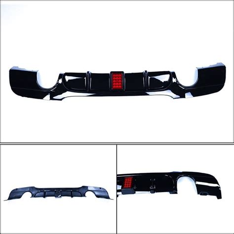 Bmw E90 Gloss Black Rear Bumper Diffuser Led Guangdong Carbonss