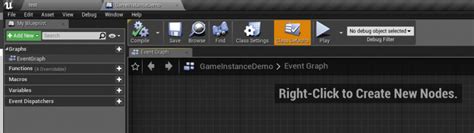 how to use the game instance in unreal engine 4 couch learn