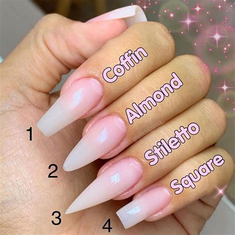Shapes Nails Shapes Nail Nails Shape Acrylic Instagram Gel Designs