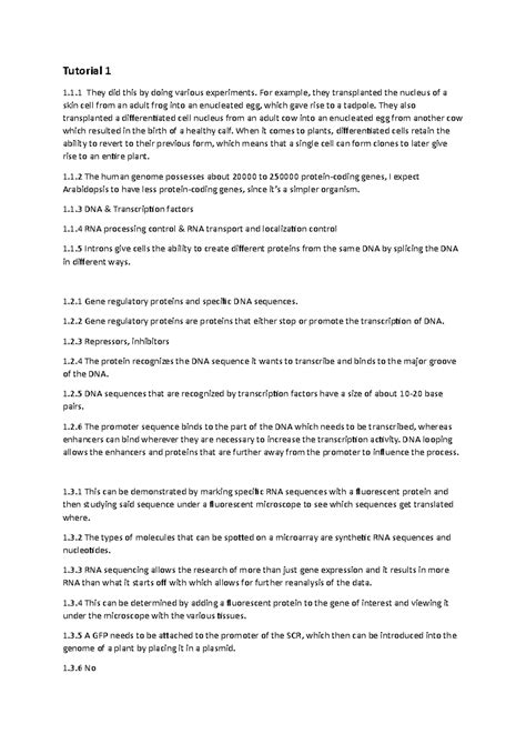 Mob Tutorial 1 Answers Tutorial 1 11 They Did This By Doing Various Experiments For Example