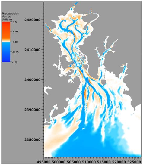 numerical modeling tidal circulation and morphodynamics in a dumbbell