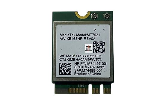 15 Fa Hp Victus Gaming Orijinal Wifi Ağ Kartı Mt7921