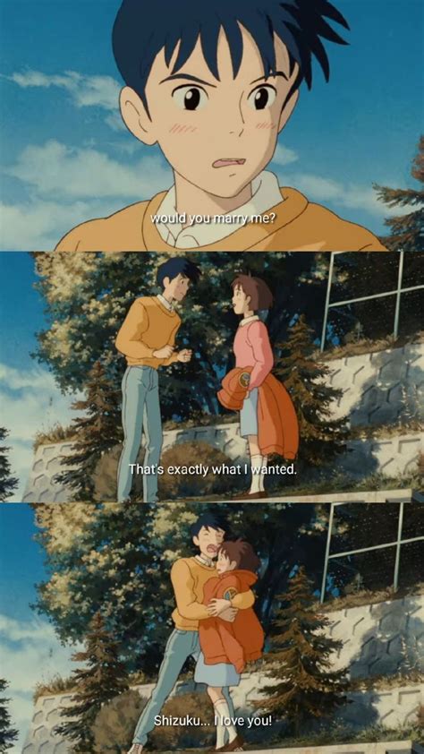 Shizuku And Seiji Whisper Of The Heart Shizuku Whisper Of The Heart