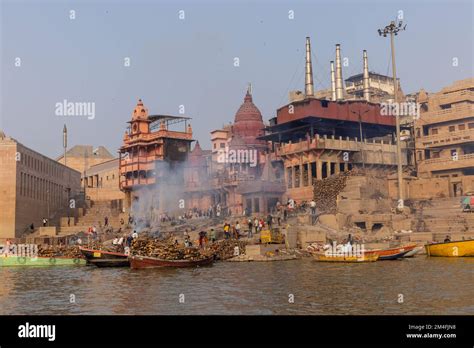 Varanasi Uttar Pradesh India Nov 2022 Varanasi City With Ancient