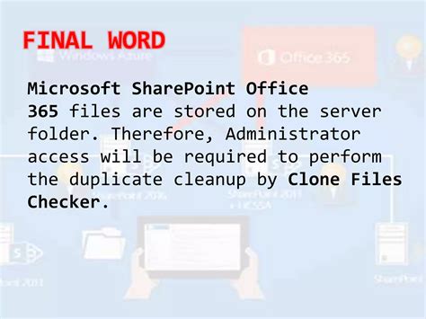 Find Duplicate Files In Office 365 Sharepoint Ppt