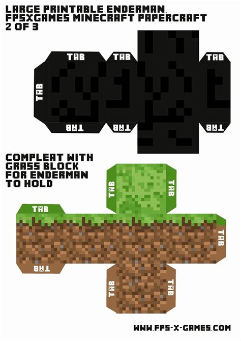 Fps X 201309large Minecraft Enderman Printable