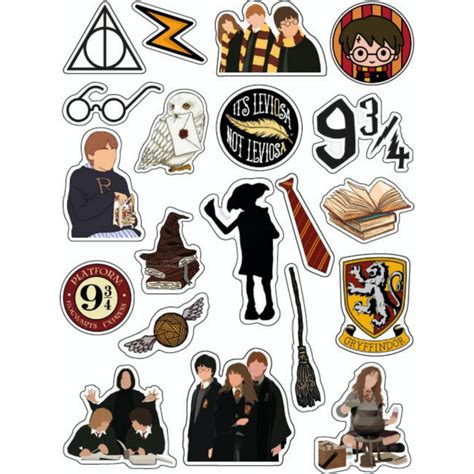 Stickers Waterproof X20 Harry Potter