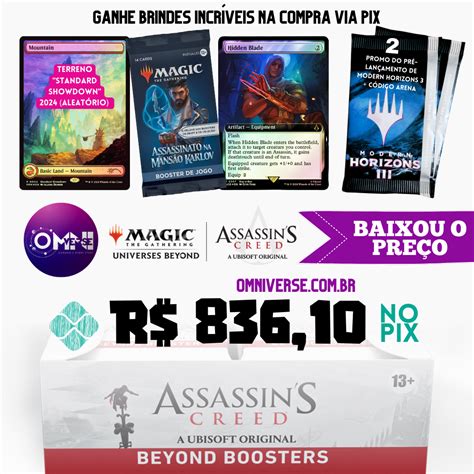 Assassins Creed Beyond Booster Caixa Mtg Universes Beyond