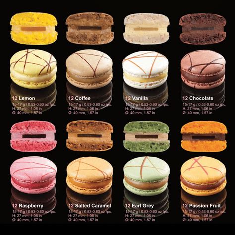 Assorted Premium Macarons 96 Pieces Macarons Catering Desserts