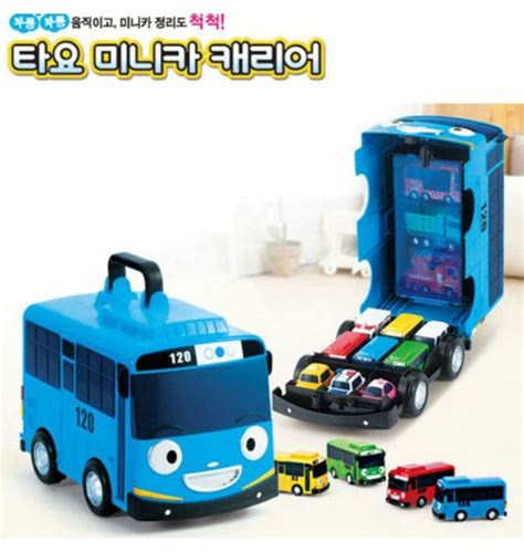 타요 미니카 캐리어 캐릭터 완구 장난감 꼬마버스 티몬