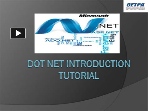 Ppt An Introduction To Dot Net Powerpoint Presentation Free To Download Id 95aa6b Njayn