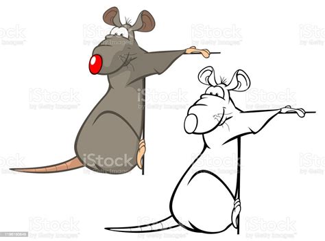 당신이 디자인 및 컴퓨터 게임을위한 귀여운 만화 캐릭터 쥐의 벡터 일러스트 레이션 색칠하기 책 윤곽선 세트 귀여운에 대한 스톡 벡터 아트 및 기타 이미지 Istock