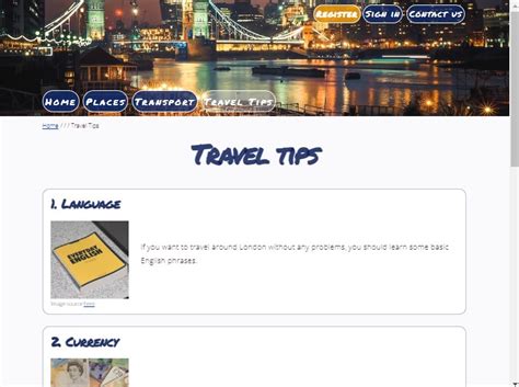 Github Auksesirhtmlcsstravelguide