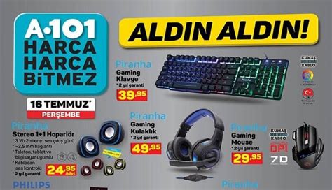 A101 Oyuncu Ekipmanları - 16 Temmuz 2020 - TeknoDiot.com