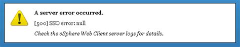 a server error occurred [500] sso error null techcrumble