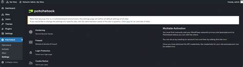 how do i connect patchstack with multisite environment patchstack docs