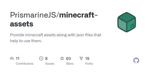 Github Prismarinejs Minecraft Assets Provide Minecraft Assets Along With Json Files That Help