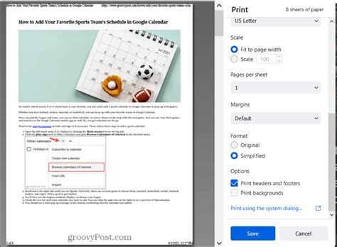 how to save a webpage as a pdf in firefox