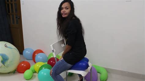 Asian Looner Casting Sex On Aliyahs Balloon Bed