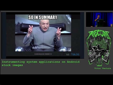 Recon Conference Talk Instrumenting System Applications On Android Images From Recon Conference