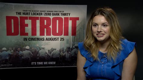 Exclusive Hannah Murray Interview Detroit