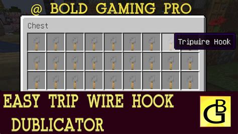 Easy Tripwire Hook Dublicator In Minecraft Youtube