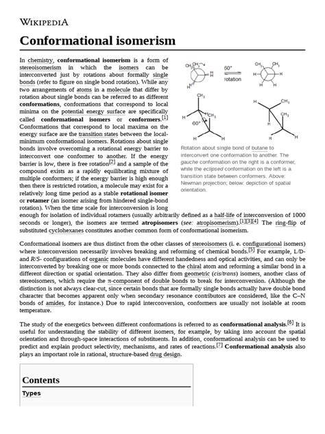 Conformational Isomerism 2 Download Free Pdf Conformational Isomerism Isomer