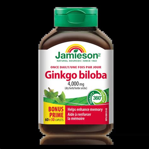 خرید و قیمت کپسول جینکو بیلوبا جمیسون 4000 میلی گرم 90 عدد