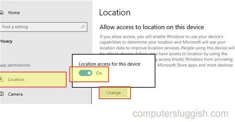 Enable Windows Location Services ComputerSluggish