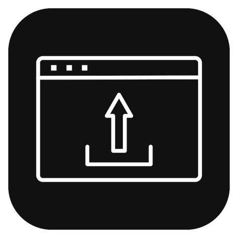 Premium Vector Webpage Upload Vector Illustration