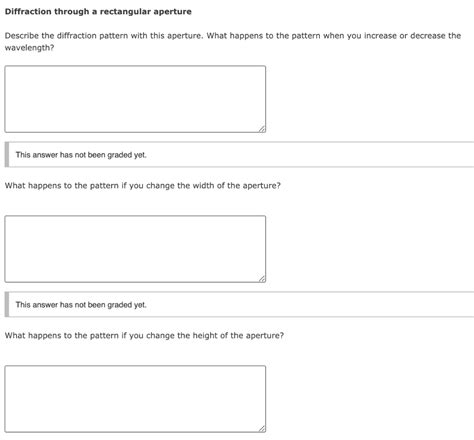 Solved Diffraction Through A Rectangular Aperture Describe