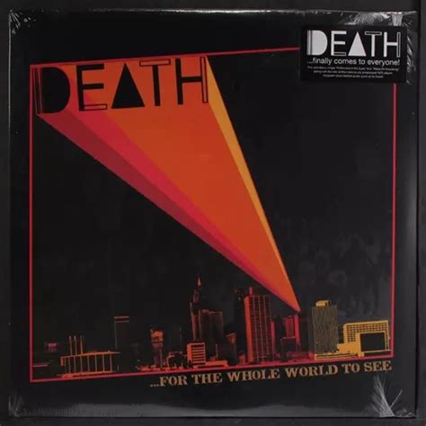 Death Lp For The Whole World To See Lacrado Disco Vinil Frete Grátis