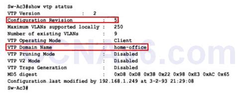 CCNA 200 125 Exam CCNA VTP SIM Question With Answers