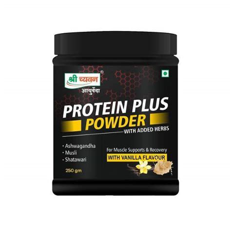 Shri Chyawan Ayurveda Protein Plus Powder Vanilla Flavour 250gm Uses