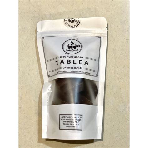 Hao Cacao Vegan 100 Pure And Unsweetened Tablea Davao Cacao Shopee