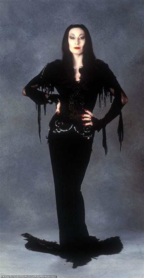 First Look At Catherine Zeta Jones Transformation To Morticia Addams