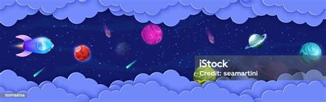 우주 종이 컷 비행 로켓 행성 소행성 3차원 형태에 대한 스톡 벡터 아트 및 기타 이미지 3차원 형태 건강관리와 의술 결심 Istock